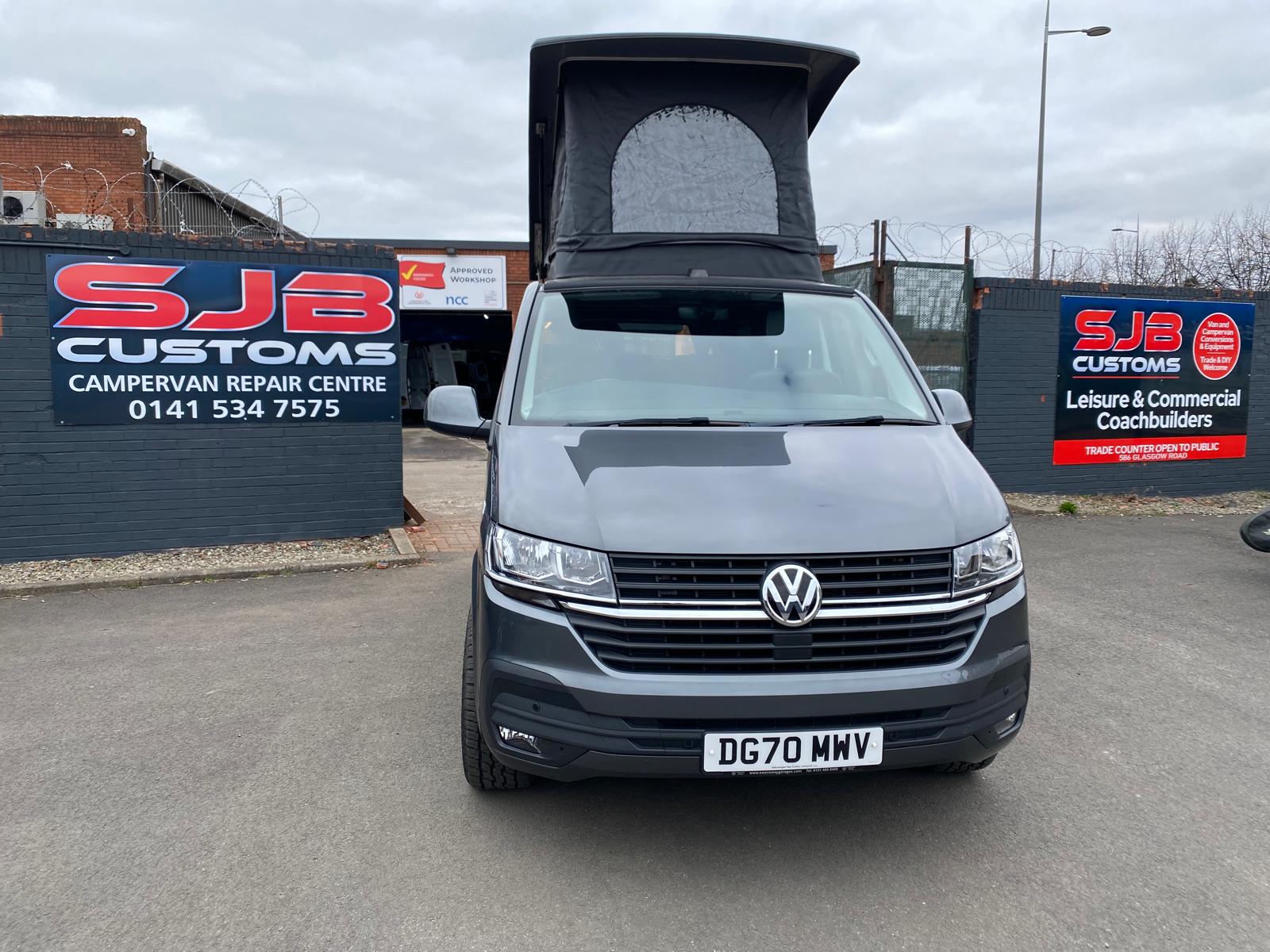 VW T6.1 SWB Highline RIB Bed – RV Campers